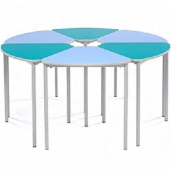Segga Triangular Modular Tables for Educational & Workspace Environment.